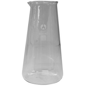 Bomex Beaker, 500ml, Conical, Graduated with Spout, Borosilicate Glass ...