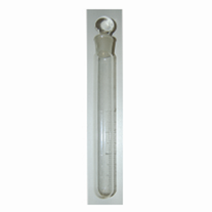 Livingstone Test Tube w/ Stopper Glass Graduated