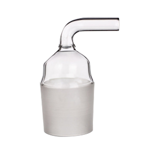 ADAPTER W/ BENDED TUBE, SJ 19/26, 8MM, BORO GLASS, EA