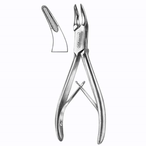 ADLER BLUMENTHAL RONGEUR BONE FORCEPS 15CM STAINLESS STL EA