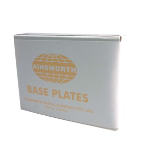 SHELLAC PINK BASE PLATES, 1.4MM, LOWER, 12/PACK