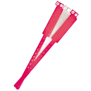 VERI-COLOR IDENTIFICATION BANDS ADULT RED (140-16) 250/PK