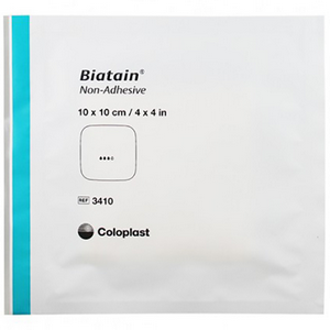 BIATAIN FOAM DRESSING, 10 X 10CM, NON ADHESIVE 10/BOX (3410)