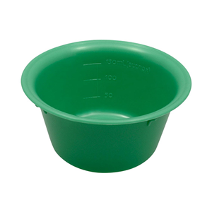 LIV BOWL BASIN 150ML AUTOCLAVABLE PLASTIC GREEN EA
