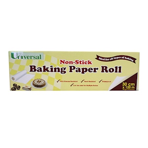 UNIVERSAL BAKING PAPER 30CMX120M, 44 GSM, 1 ROLL/BOX