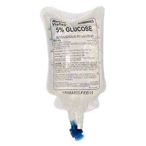 BAXTER INTRAVENOUS IV SOLUTION5pct GLUCOSE 100ML SINGLE PK