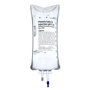 BAXTER PLASMA-LYTE 148 IV SOLUTION PH 7.4 1000ML EA (MOQ 12)