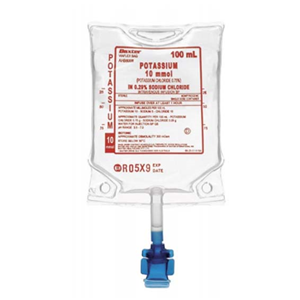 10MMOL POTASSIUM CHLORIDE IN SODIUM CHLORIDE, 100ML