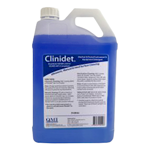 CLINIDET INSTRUMENT & SURFACE DETERGENT, 5 LITRE BOTTLE, EA