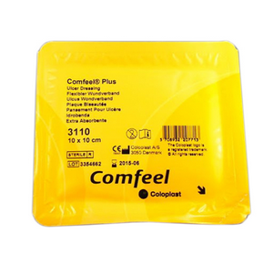 COMFEEL PLUS ULCER DRESSING, 10 X 10CM, STERILE, 10/BOX