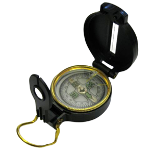 POCKET MAGNETIC COMPASS W/ COVER LUMINOUS DIAL 45MM EACH