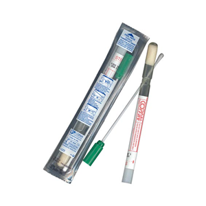VIRUS TRANSPORT SINGLE SWAB W/GREEN CAP&PP SHAFT STRL 25/PK