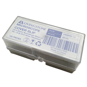 COVER SLIP NO.1.5 22X32MM GLASS 100/PK - Livingstone IT