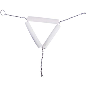 LIVINGSTONE PIPECLAY TRIANGLE, 60MM SIDES, EACH