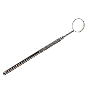 DENTAL MIRROR FRONT SURFACE W HANDLE NO. 4 STAINLESS STL EA