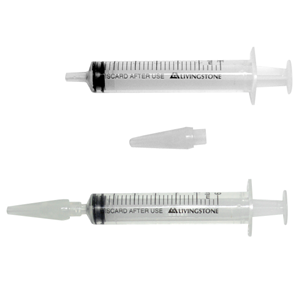 SYRINGE NOZZLE CLOSURE CAP, NON STERILE, WHITE, EACH