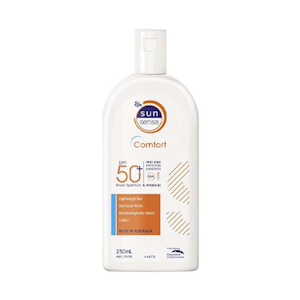 EGO SUNSENSE COMFORT SUNSCREENLOTION, SPF 50+, 250ML BTL EA