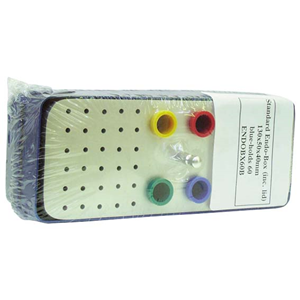 ENDO STANDARD BOX, 13 X 5 X 4CM, WITH LID, BLUE, EACH