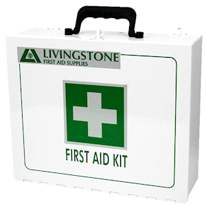FIRST AID EMPTY METAL CASE LARGE 28X23X9CM REFLECTIVE EA
