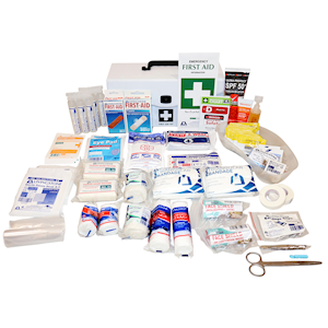 LIV Camping First Aid Kit - Complete Set in PVC Case