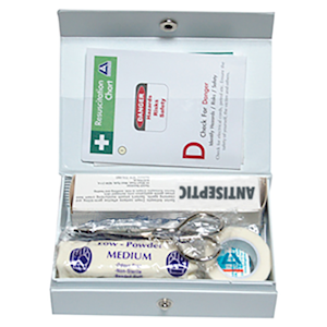 LIV PERSONAL FIRST AID KIT COMPLETE SET IN PVC CASE