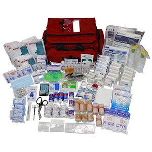High-Risk First Aid Kit - Complete Set in Multi-Compartment