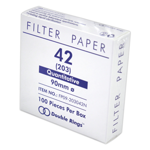 FILTER PAPER QUANTITATIVE ASHLESS SLOW SPEED 90MM 100/BOX