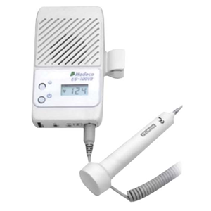 HADECO HANDHELD FETAL DOPPLER ES-100VII LCD DISPLAY 2MHZ EA