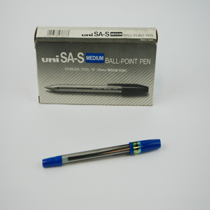UNIBALL SA-S BALLPOINT PEN 1.0MM MEDIUM POINT BLUE 12/BOX