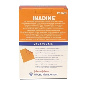INADINE DRESSING, 5X5CM, 25/BOX (P01481) - Livingstone IT