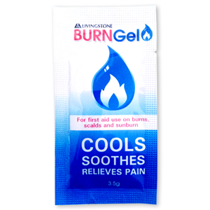 Livingstone Burn Gel 3.5g Sterile Sachets - 50 Pack