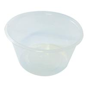 LIV ROUND TAKE-AWAY CONTAINERS W/O LID 16OZ/440ML CLR 500/CT