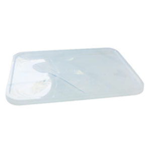 LIV RECTANGULAR CONT LID CLEAR PLASTIC 50/PK 500/CTN