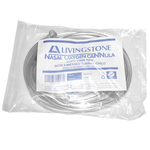 LIV Twin Nasal Oxygen Cannula Child with 2M Tube