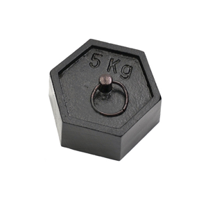 MASS CAST IRON HEXAGONAL 5000GMS WITH RINGS P21-200/055