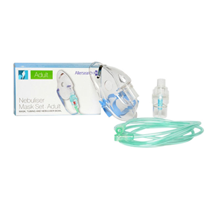 RAPIDFLO NEBULISER MASK SET W/ADULT MASK TUBING AND BOWL EA