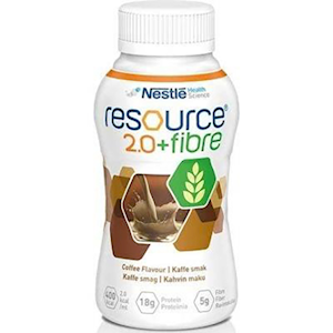 RESOURCE 2.0 PLUS FIBRE, 200ML, COFFEE, 24 BOTTLES/CARTON