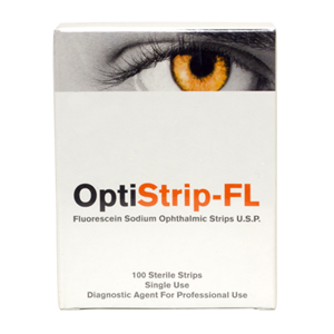 OPTITECH FLUORESCEIN SODIUM OPHTHALMIC STRIPS, ST 100/BX