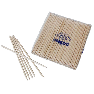 ORANGE STICKS POINTED/BEVELLED, 152 X 3.8MM, 100/PACK