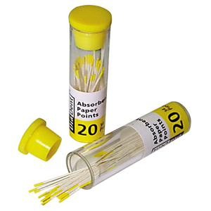 DIADENT ABSORBENT PAPER POINTSISO NO. 20 STRL 200/CELL PACK