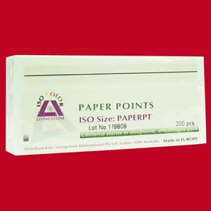 LIV ABSORBENT PAPER POINTS ISO NO. 60 STERILE BLUE 120/BOX