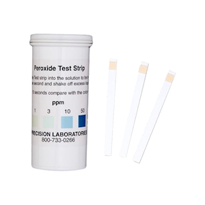 PEROXIDE TEST STRIPS, 1-3-10-30-100 LOW PPM, 50 STRIPS/PK