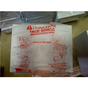 LIV CPR Face Shield with Valve & Mouthpiece - Sealed