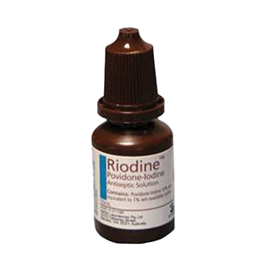 RIODINE 10pct POVIDONE IODINE ANTISEPTIC SOLUTION, 15ML, EACH
