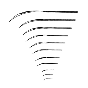 LIV SUTURE NEEDLES TRNGLR CUTTING 1/2 CURVED 1.2X65MM 12/PK