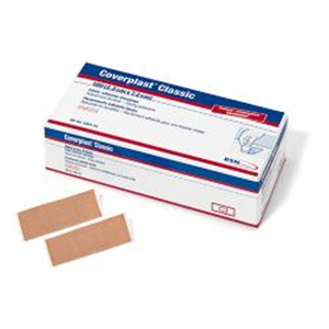 COVERPLAST CLASSIC FABRIC STRIPS, 7.2 X 2.2CM, 50/BOX