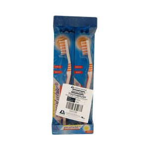 Toothbrush Adult Soft DuPont Bristle Orange | Livingstone