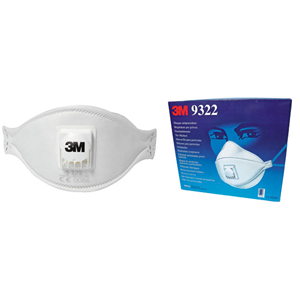 3M N95 FACE MASK RESPIRATOR NONTHERAPEUTIC USE W/VALVE 10/BX