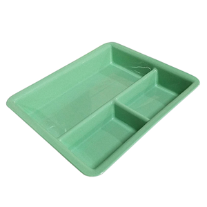 AUTOPLAS TRAY 3C AUTOCLAVABLE PLASTIC 160X140X20MM EA
