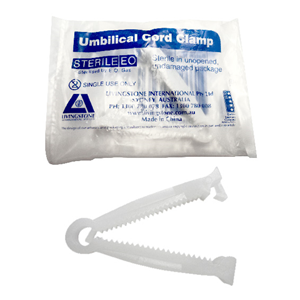 Umbilical Cord Clamp (Single/100 Pack) for Export | Livingstone